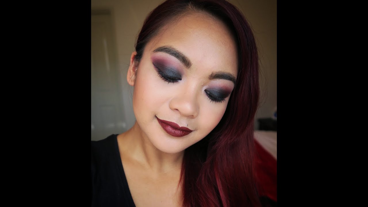 Easy SMOKY and GRUNGE Makeup Tutorial - YouTube