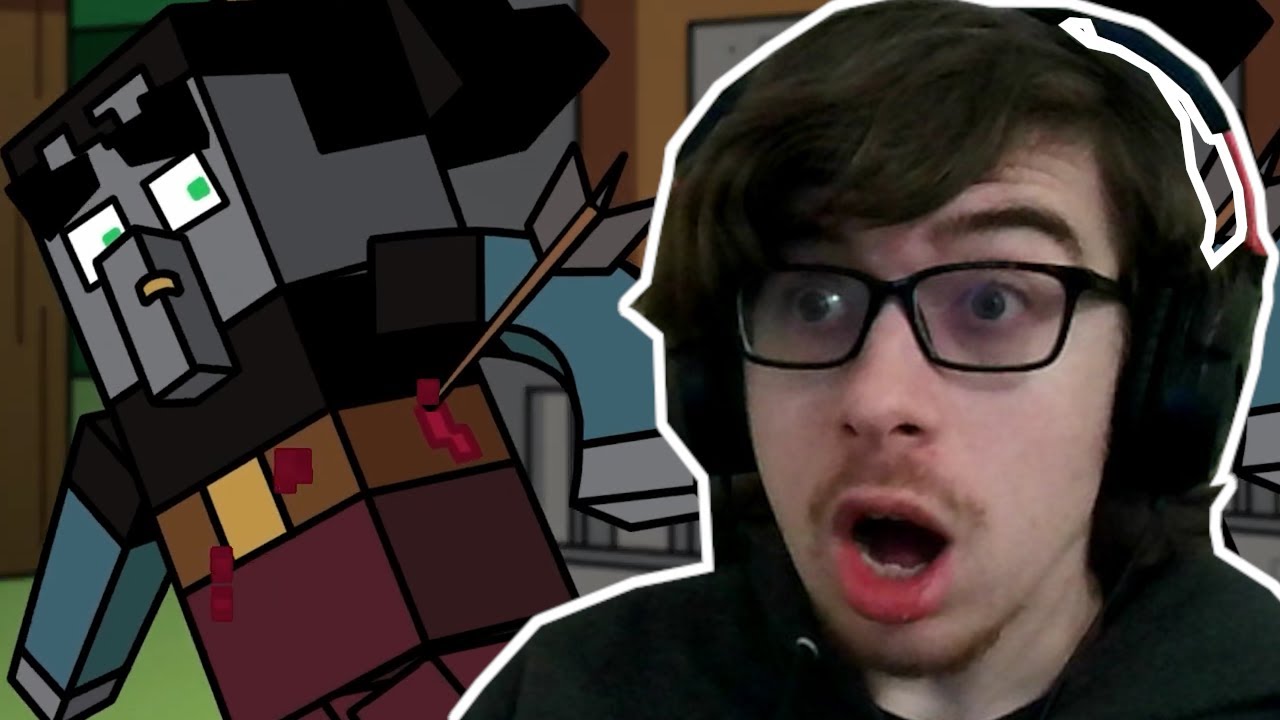 The Story of Minecraft's First Pillager (Cartoon Animation) Reaction ...