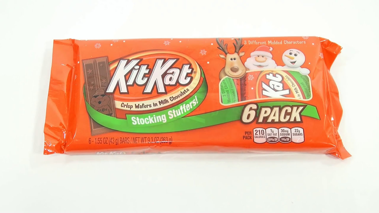 Kit Kat Christmas Stocking Stuffers - Santa, Snowman & Reindeer...Mmmm ...