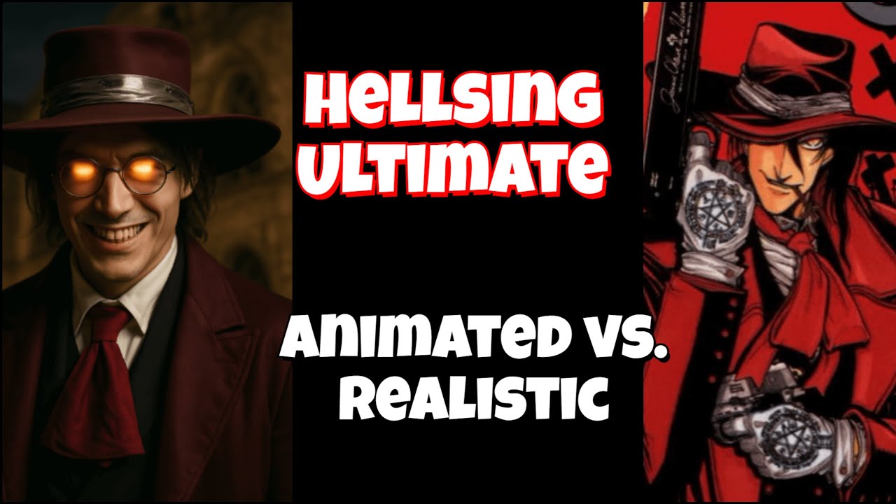 Hellsing Ultimate Anime vs Realistic AI Transformation (アニメからリアルへ ...