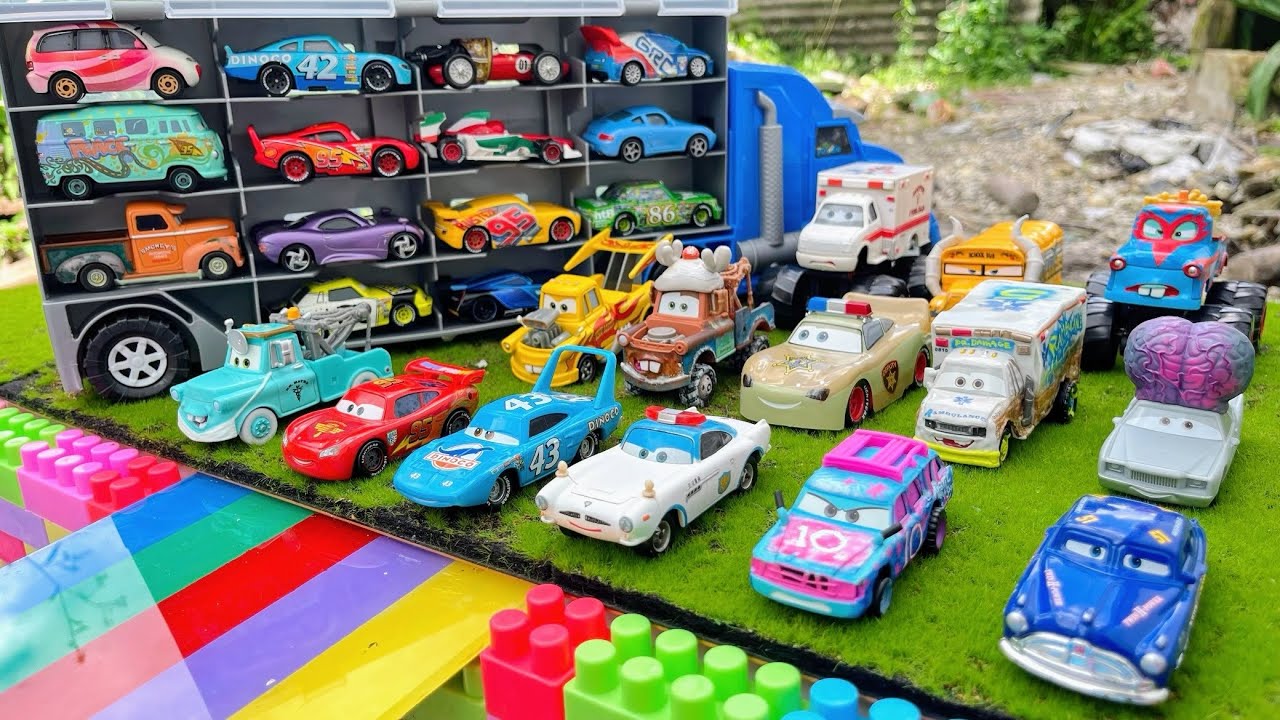 Disney Pixar Cars Unboxing Review | Lightning McQueen Mechanic Shop and ...