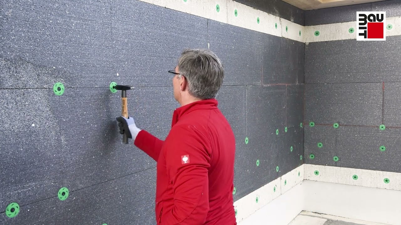 WDVS Dübel (Schlagdübel) für Styropor, EPS Dämmung setzen - YouTube