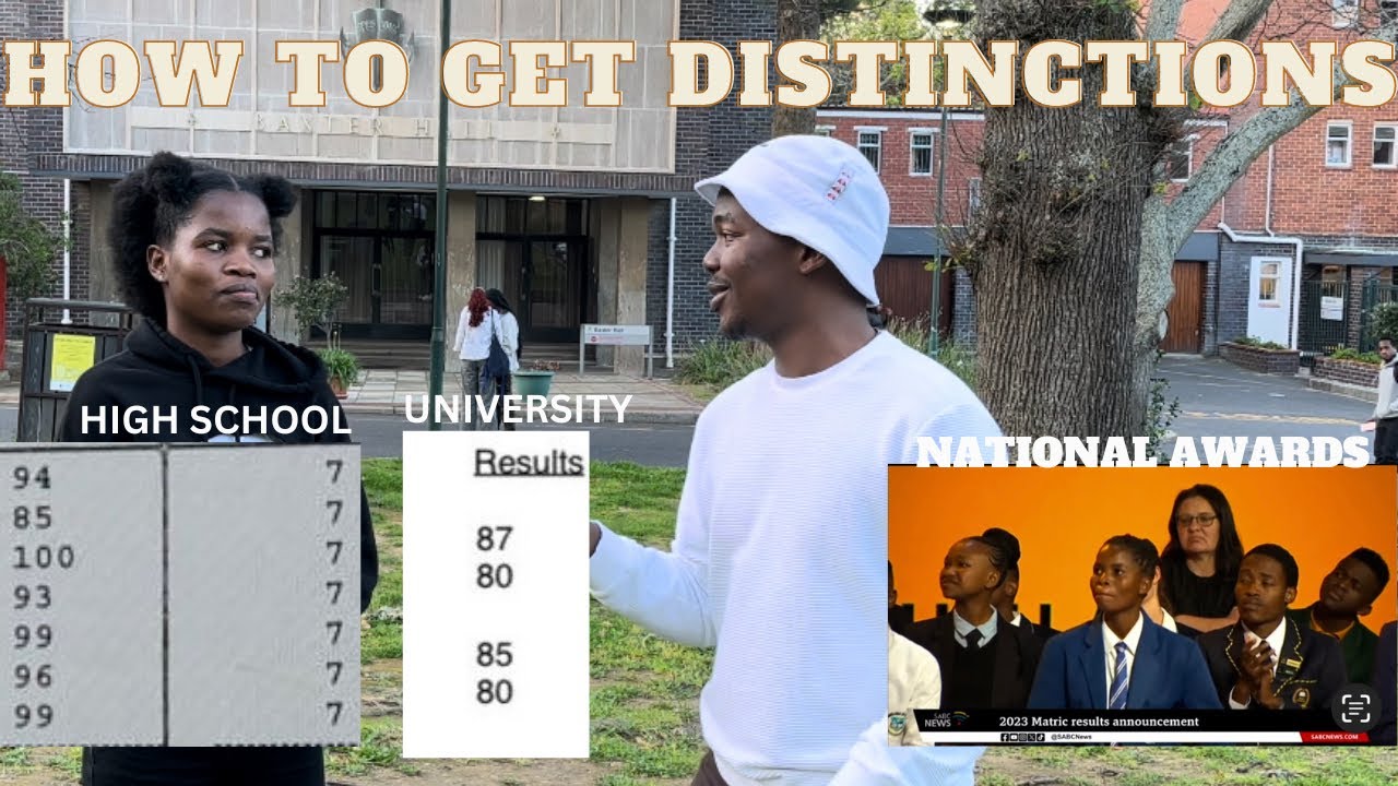 HOW I GOT Distinctions in Matric and University - YouTube