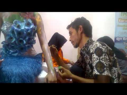 Body Painting pada acara Pameran Hari Aksara Internasional 2017 Kuningan Jawa Barat