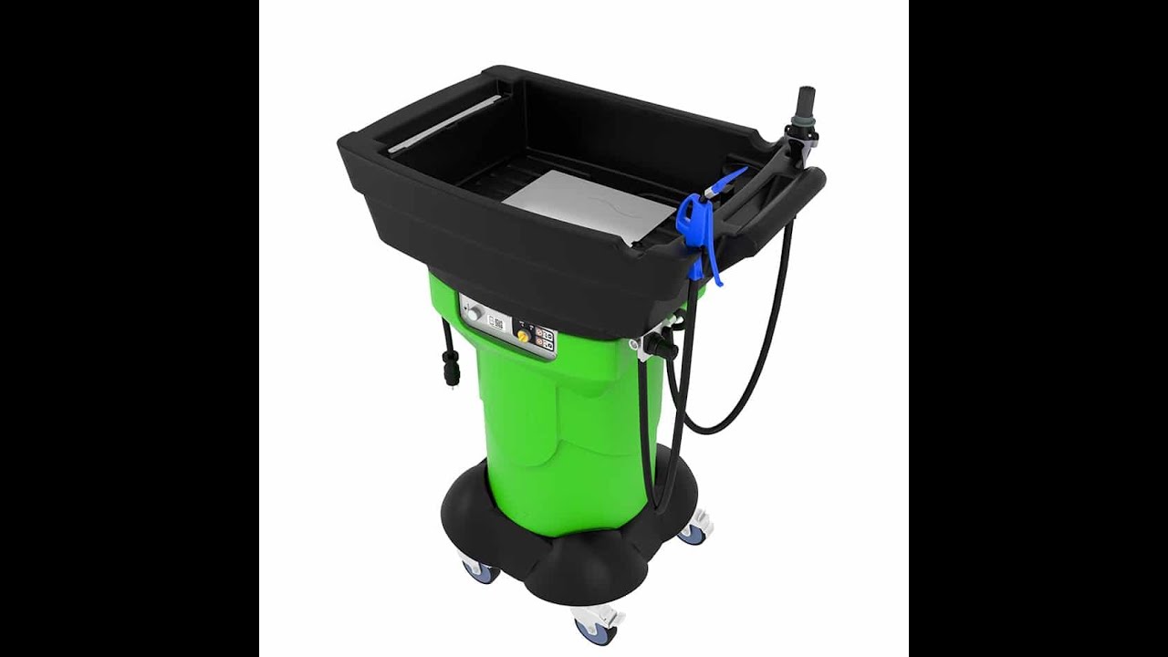 Mobile Parts Washer PartSpa - YouTube
