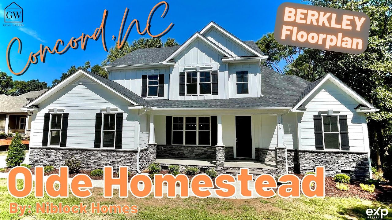 Concord, NC | Olde Homestead by Niblock Homes |Berkley Floor plan ...