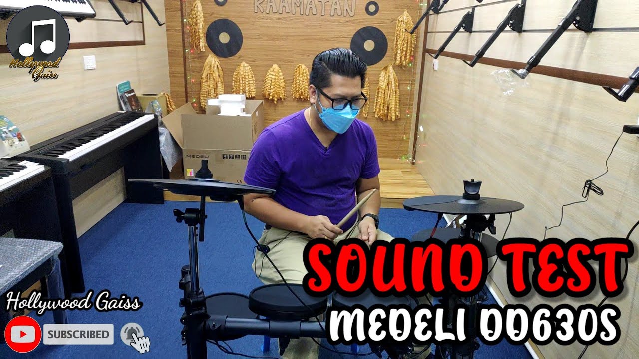 Medeli DD630S Digital Drum_Sound Test (Part 3) - YouTube