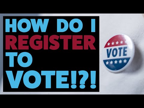 How do I register to vote? - YouTube