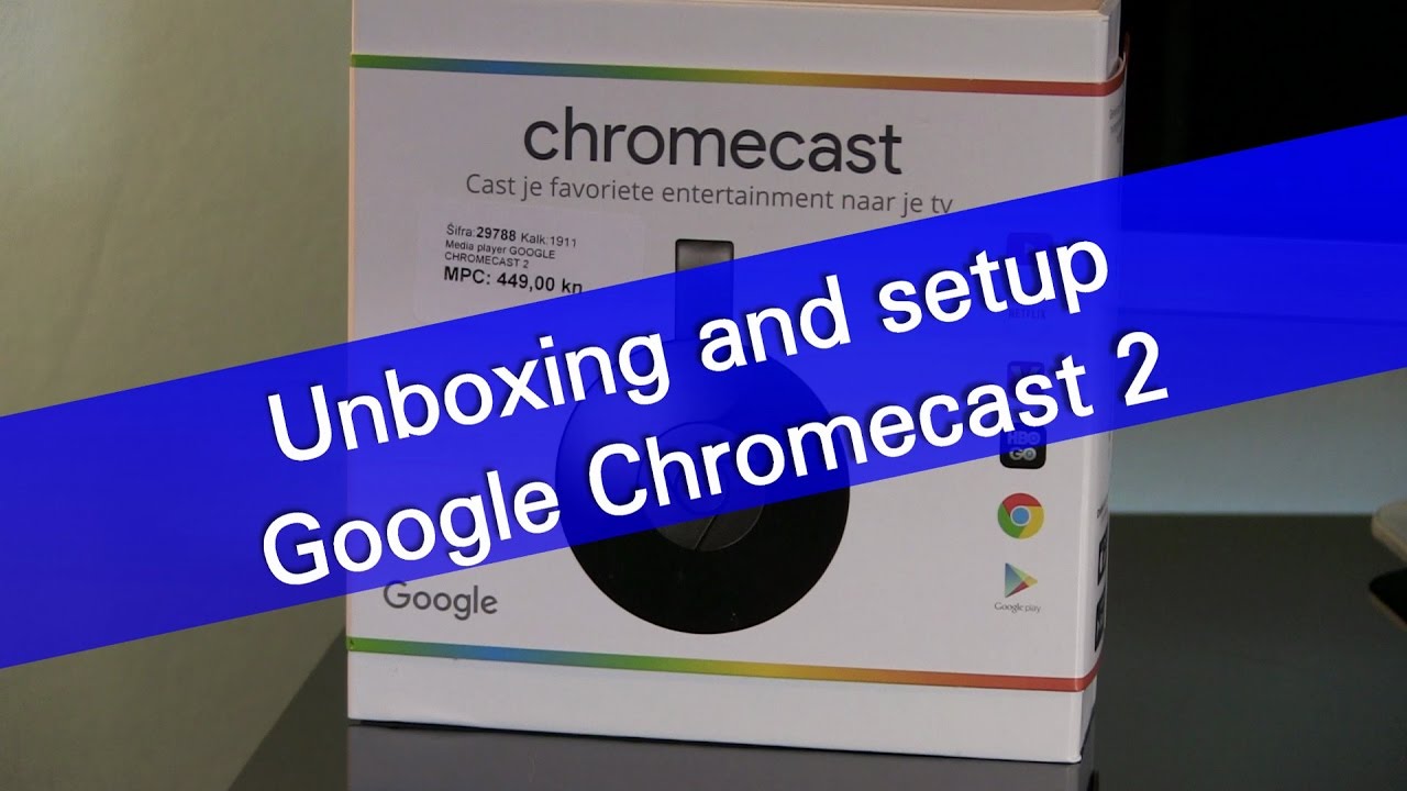 Google Chromecast 2 unboxing and setup - YouTube