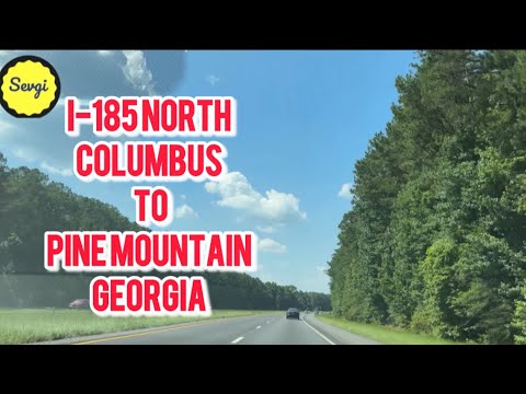 I-185 North, Columbus to Pine Mountain, Georgia - YouTube