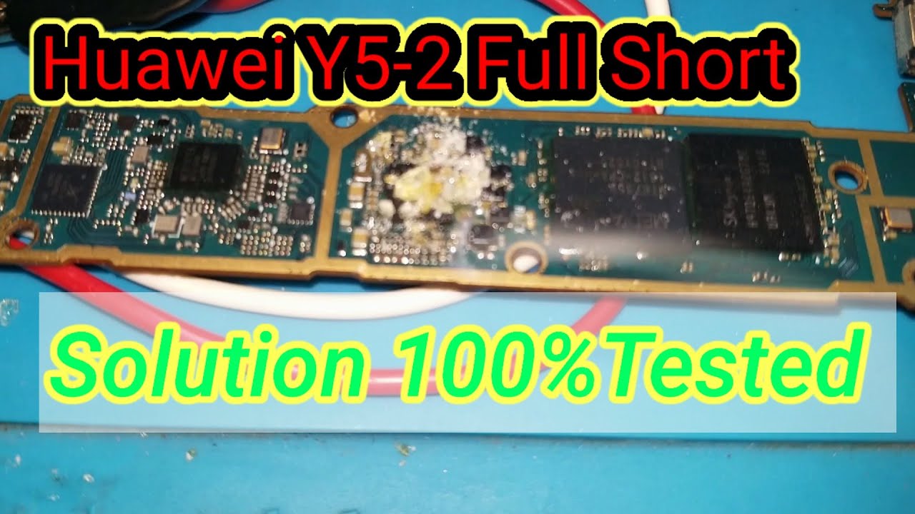 Huawei y5-2 Full Short Solution 100% Tested - YouTube