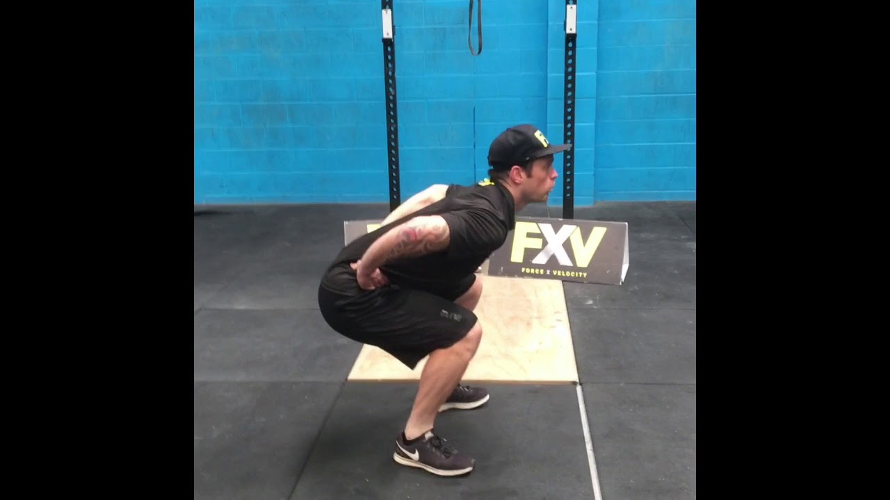 Squat Jumps Hands on Hips - YouTube