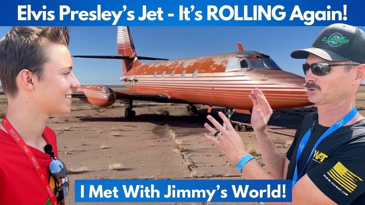 Inside Elvis Presley’s Abandoned Private Jet with Jimmy’s World - YouTube