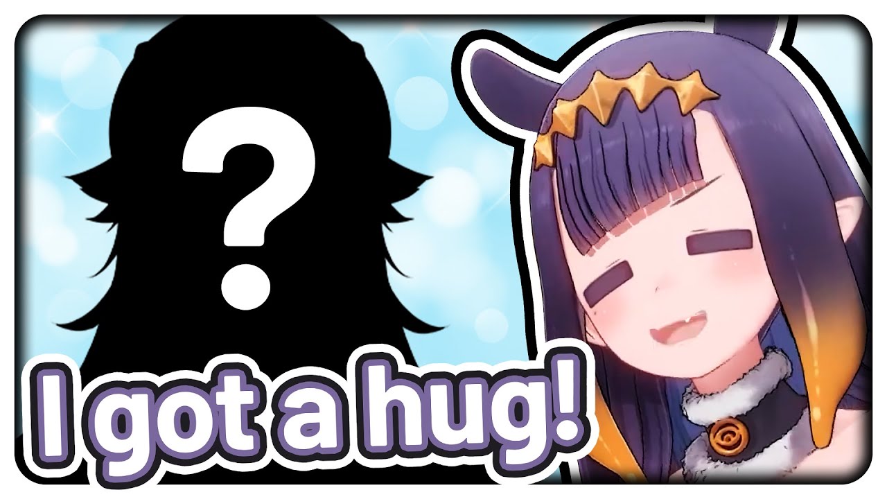 Ina collected a new hug! But this time she couldn't pull off THAT joke ...