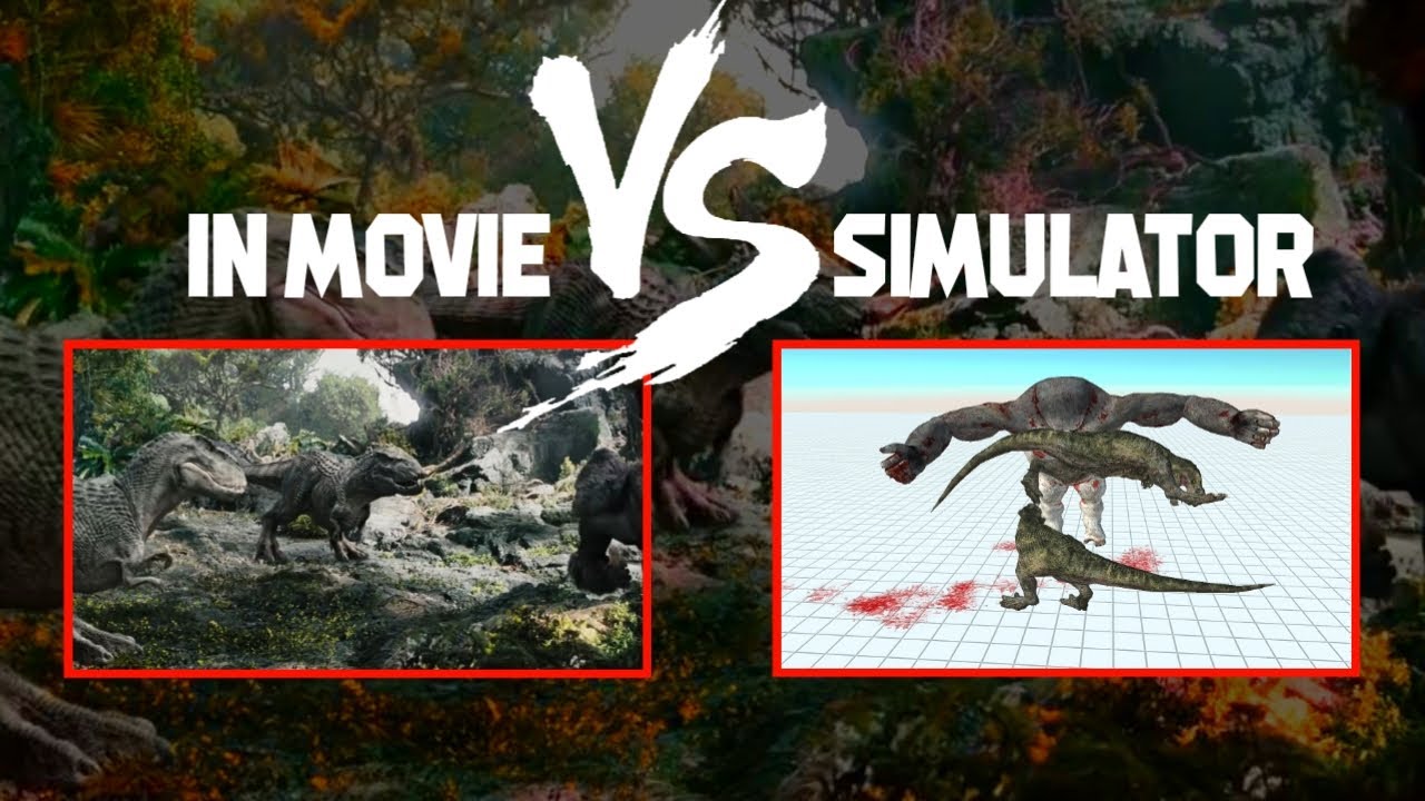 King Kong 2005 In Movie Vs Simulation - ARBS - YouTube