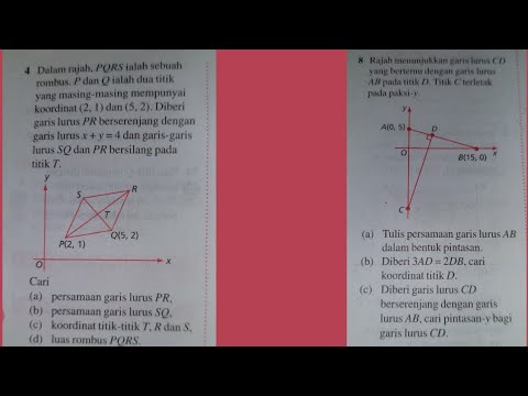 Geometri Koordinat / Garis selari serenjang / Titik tengah ...