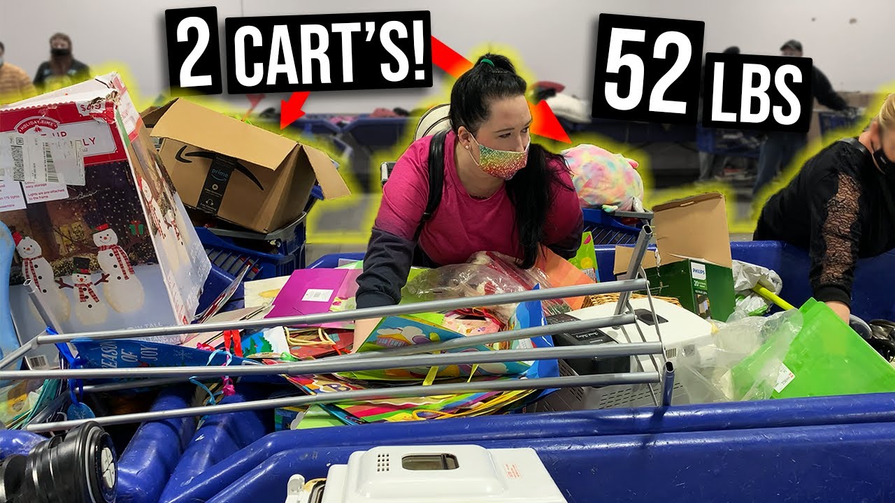WE COULDN'T STOP! WE BOUGHT 52LBS OF ITEMS at The Goodwill Outlet BINS ...