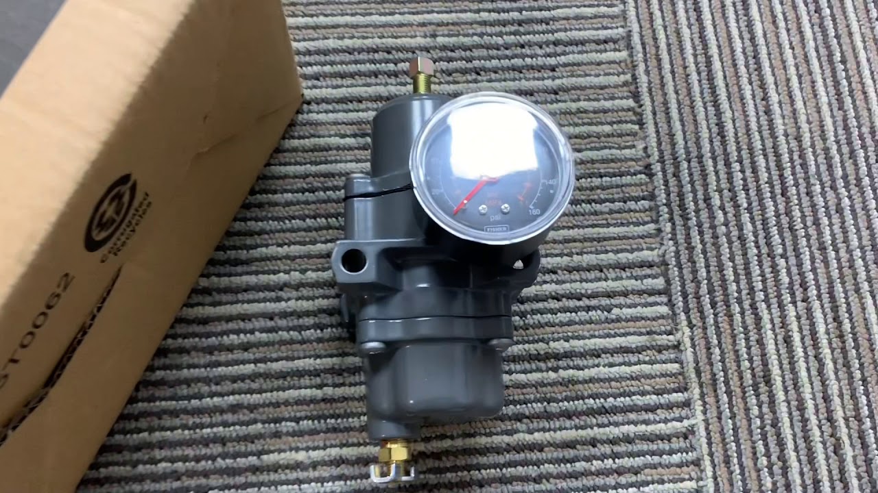 FISHER 67CFR-239 67CF SERIES FILTER REGULATOR SHOWN WITH OPTIONAL ...