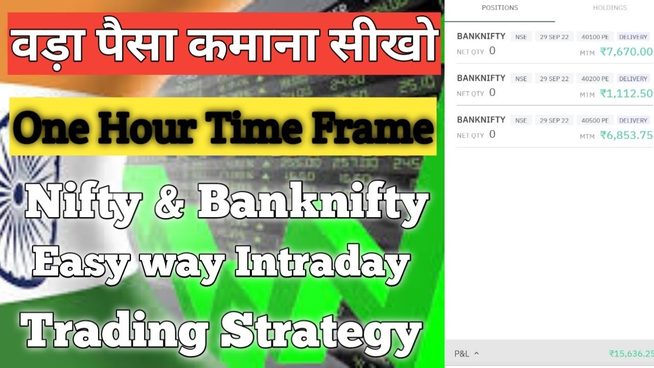Banknifty Intraday Trading Strategy | केसै मैं Trade करता हूँ | 1 Hour ...