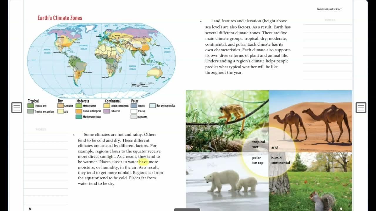 Day 1 - (1/31): Benchmark Unit 8 - Weather Climate - YouTube