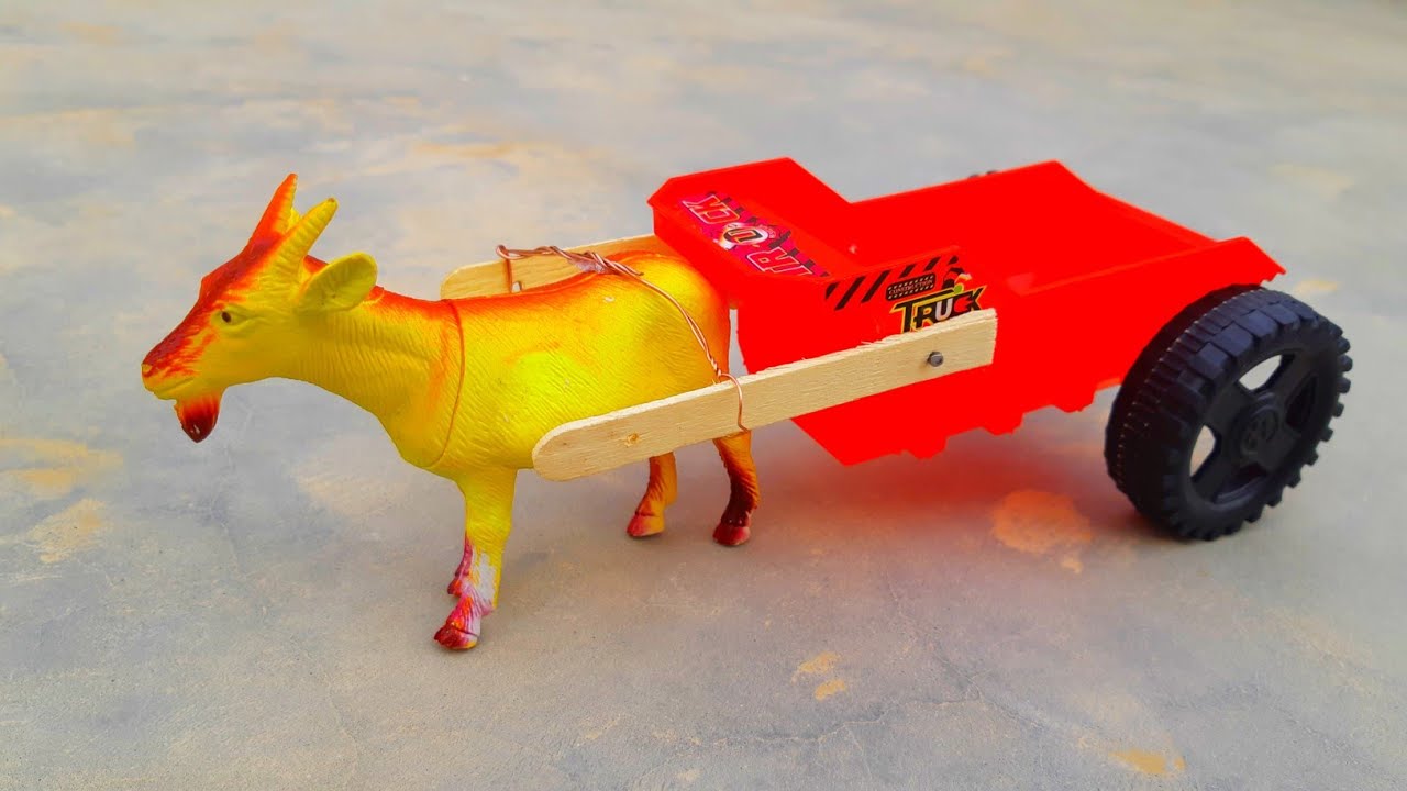 How To Make Goat Cart From Wooden Sticks | The Most Creative DIY ...
