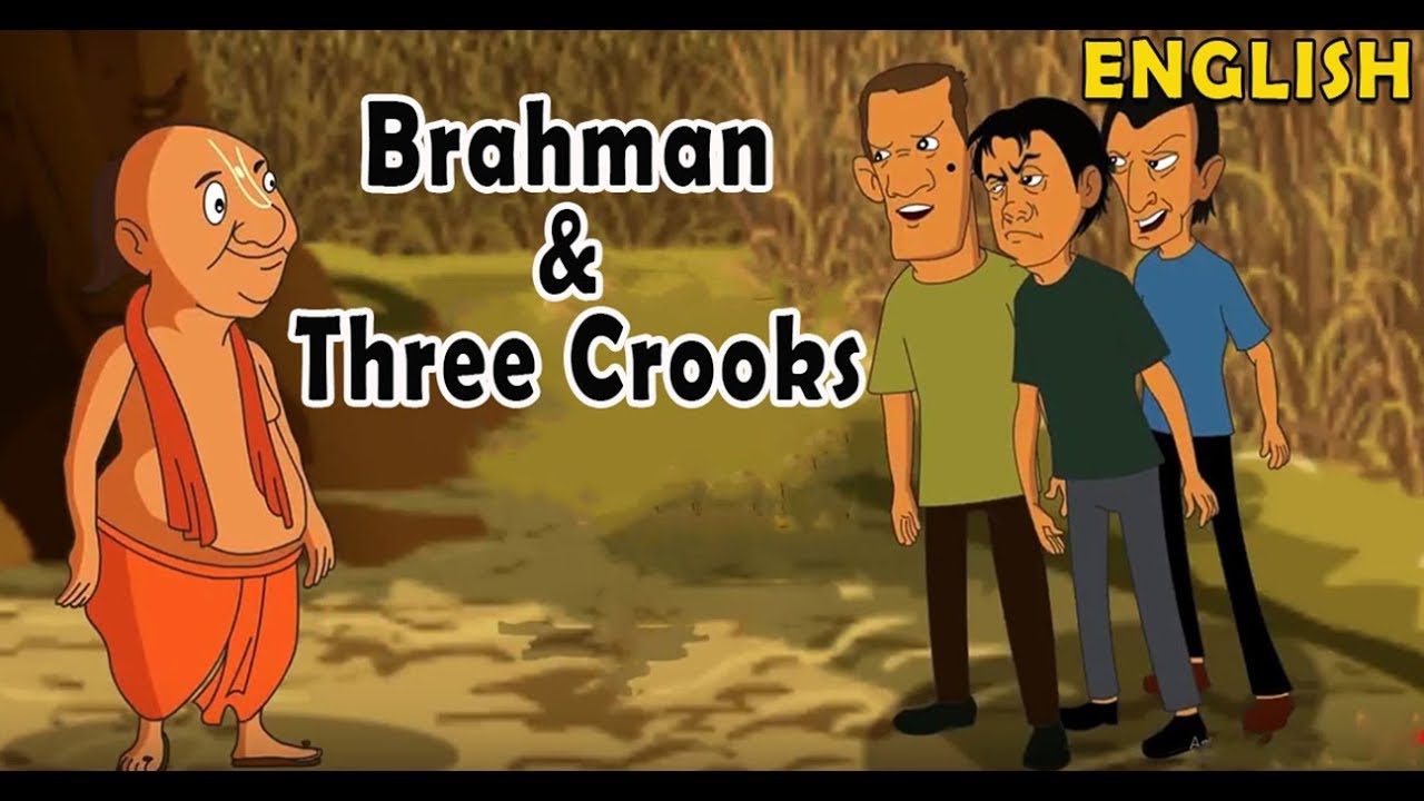 Brahman and the Three Crooks | Panchatantra English Moral Stories For ...