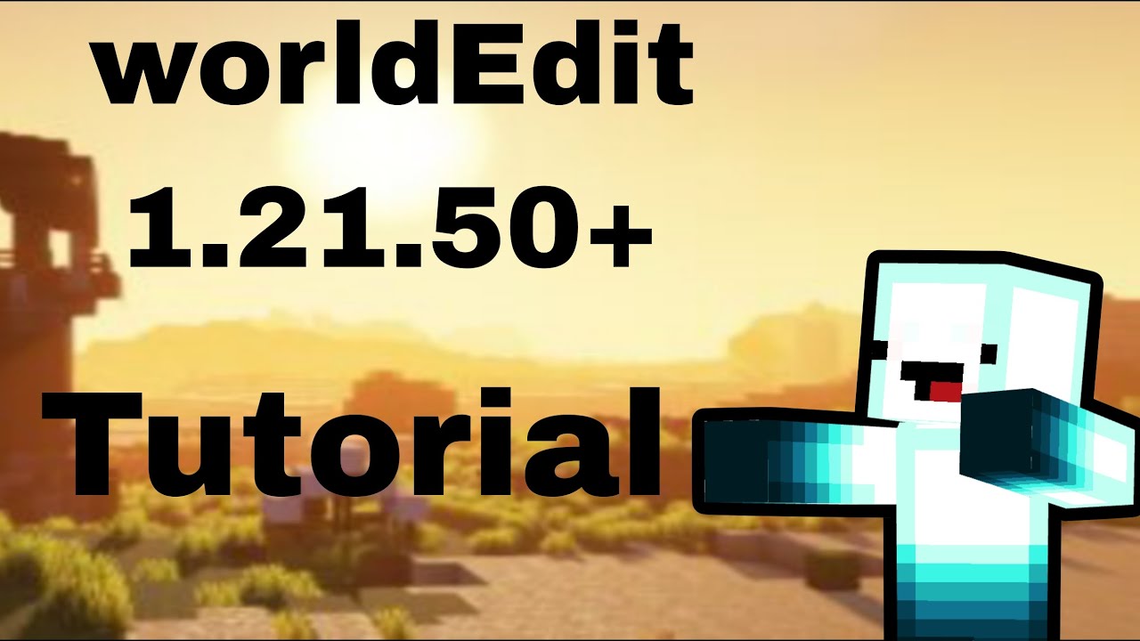 Minecraft 1.21.50+, addon worldEdit tutorial. - YouTube
