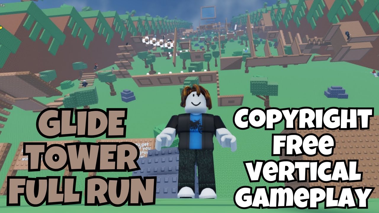 Roblox Glide Tower Obby (Vertical) | Copyright-Free Gameplay | ASMR No ...