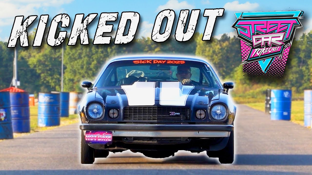 We Got Kicked Out - Street Car Takeover in Dads 8s Camaro - YouTube