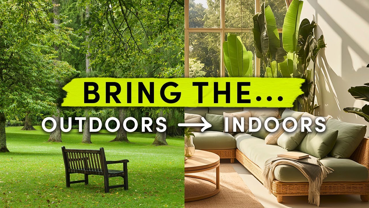 Bringing The Outdoors, Indoors, With Biophilic Design | A Style is Born w/ @KazRowe - YouTube