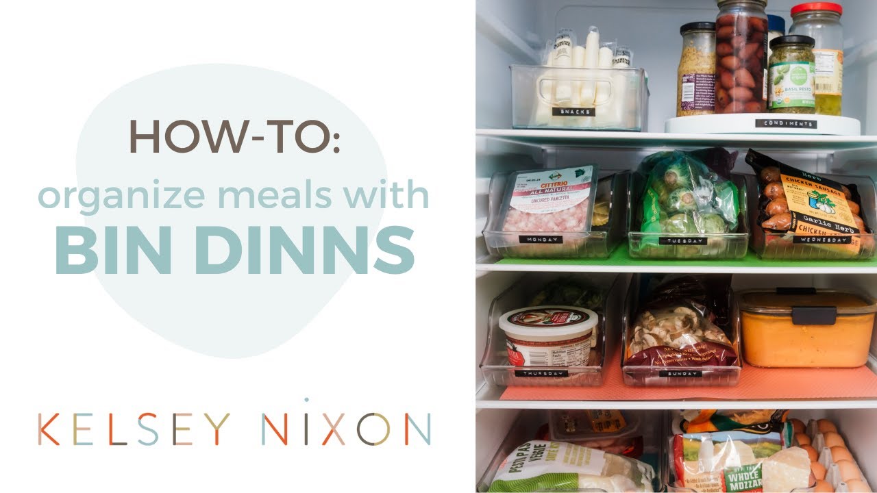 How-To: Organize Meals with Bin Dinns - YouTube
