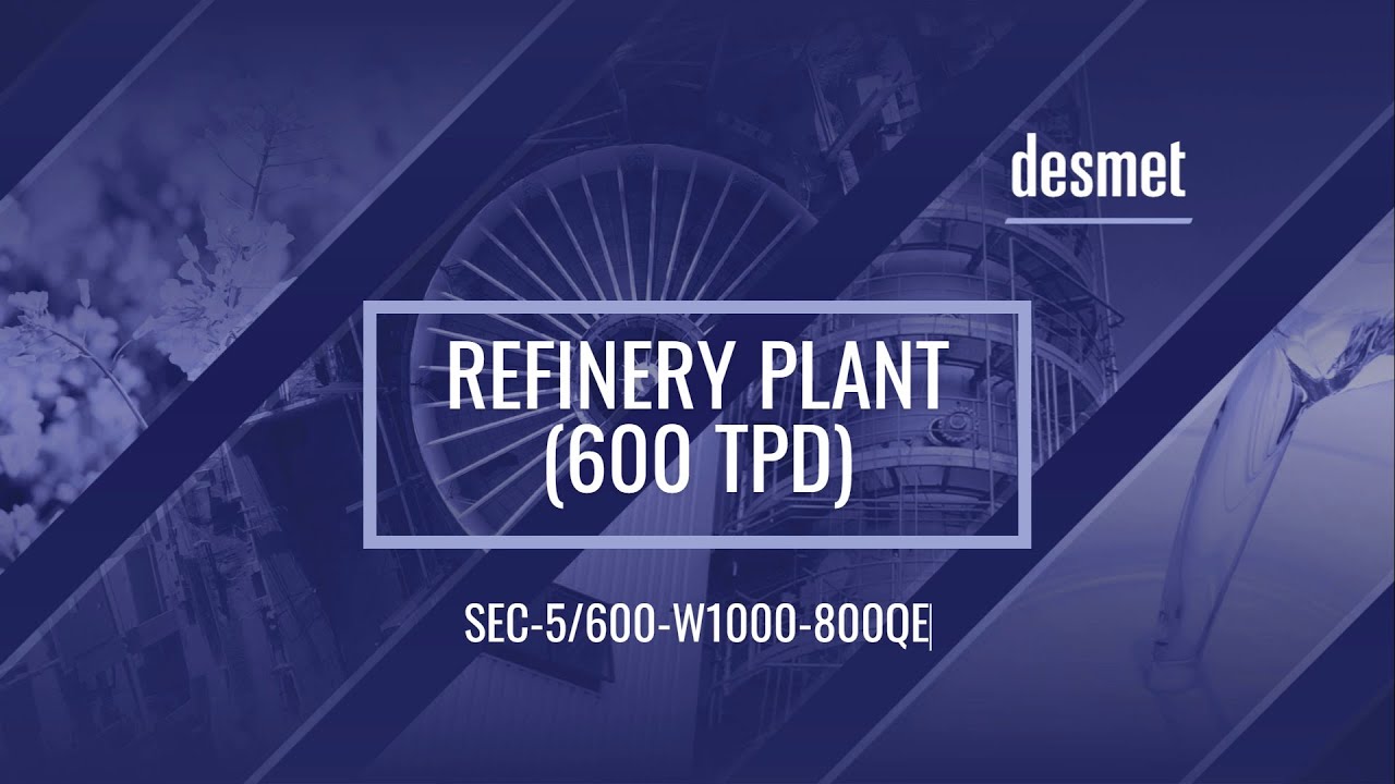 Desmet Refinery plant Outside Walk in 3D - YouTube
