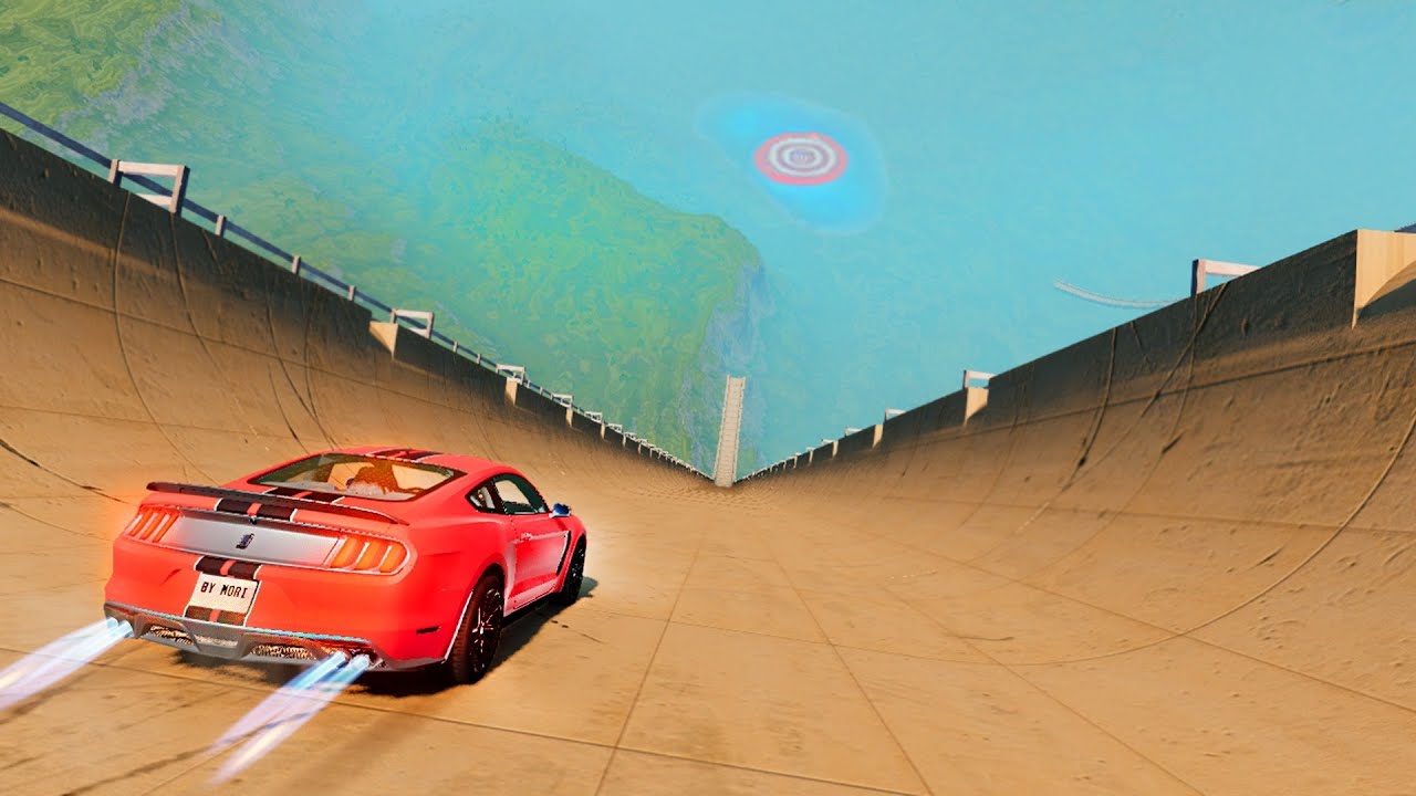 Cars vs Mega Ramp – BeamNG.Drive | Beam Studio + - YouTube
