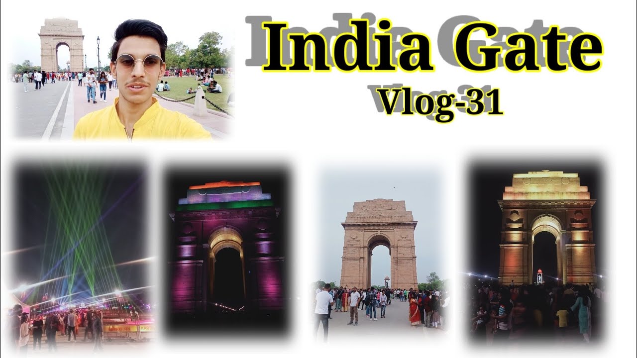 First Time India Gate Gaya | Night Light Show | Parliament of India # ...