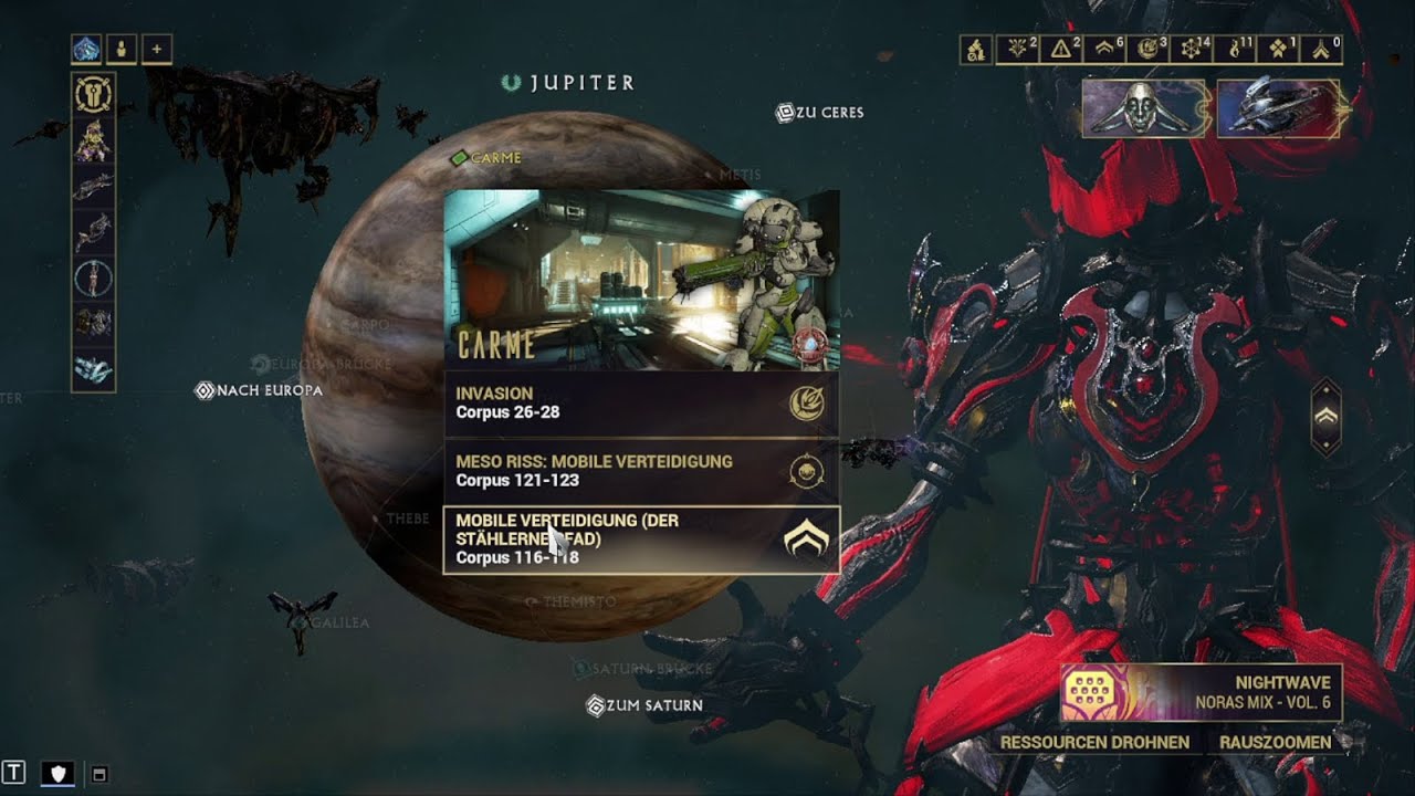 Warframe: Jupiter - Carme (Mobile Verteidigung 116-118), Stählerner ...