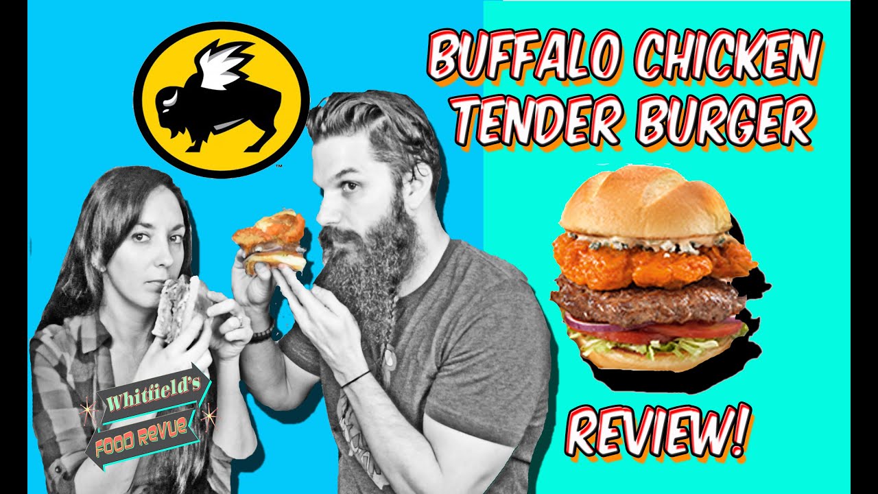 Buffalo Wild Wings - Buffalo Chicken Tender Burger - REVIEW - YouTube