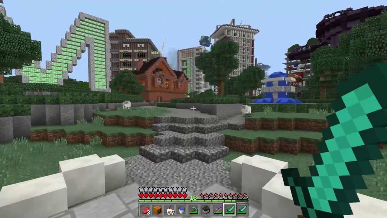 playing "minecraft addon alien invasion" - Game Over Gaming - YouTube