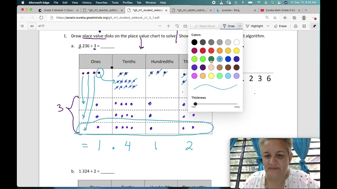 Eureka Math Grade 5 Module 1 Lesson 14 Problem Set - YouTube