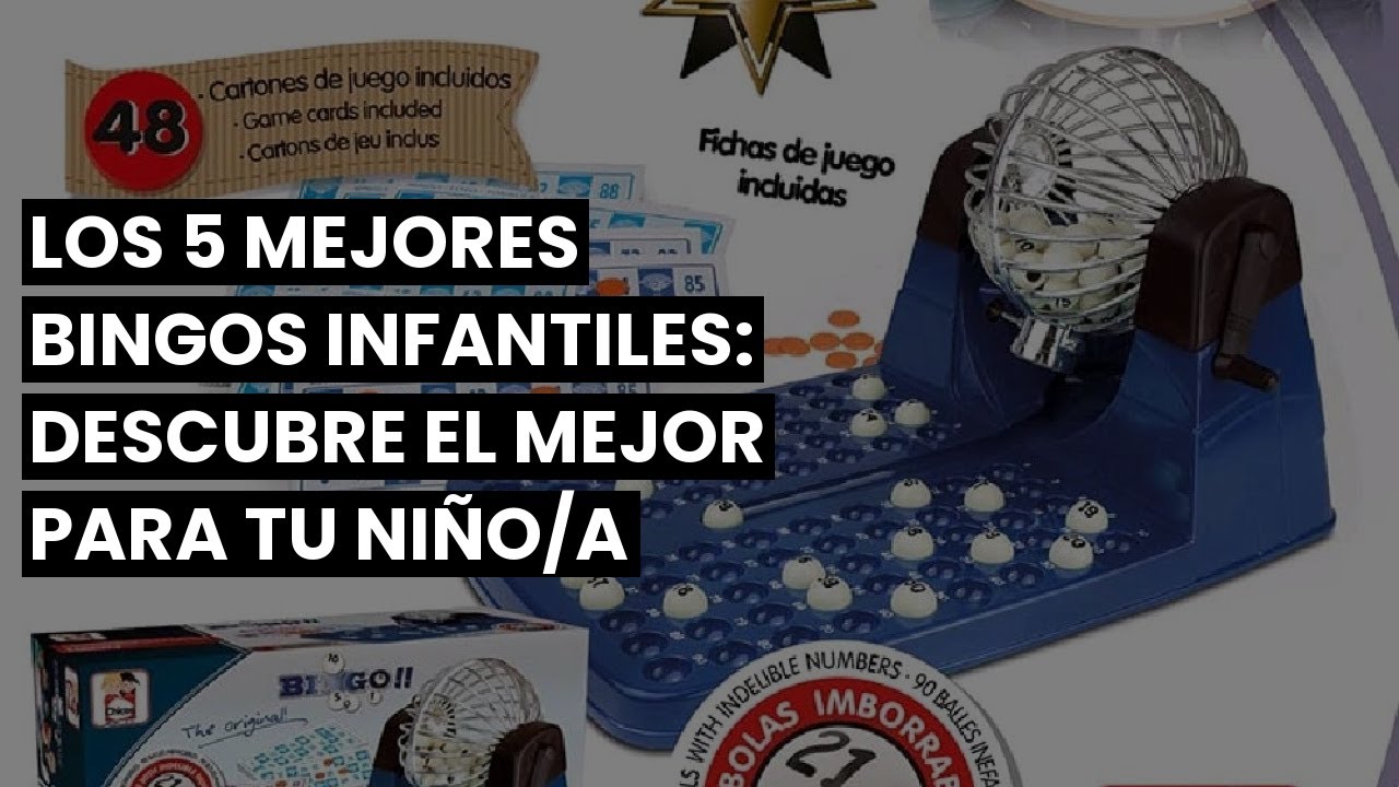【BINGO INFANTIL】Los 5 mejores bingos infantiles: descubre el mejor para ...