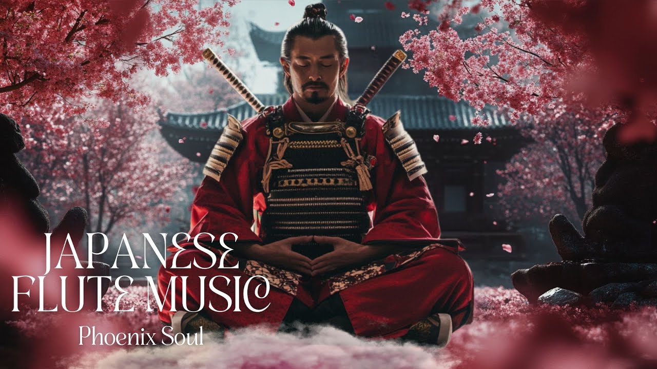 Calm Japanese flute | Traditional Japanese Music | Shakuhachi music ...