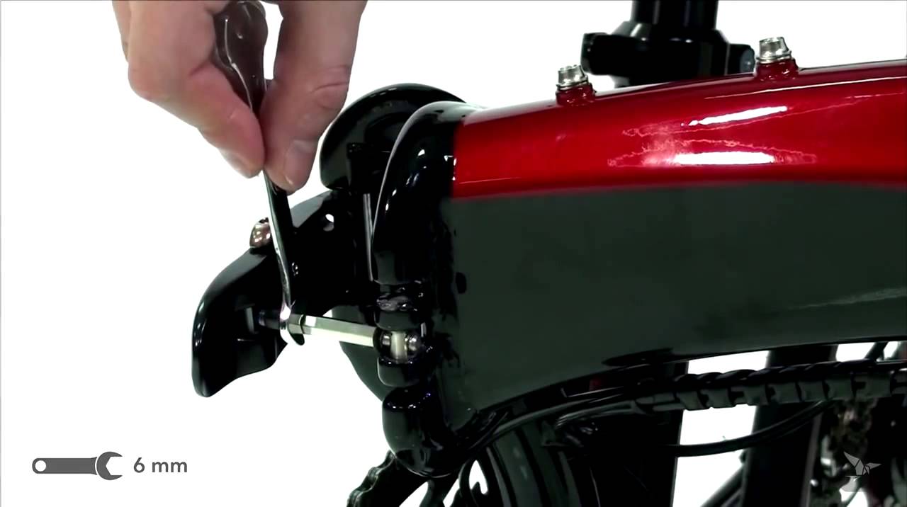 Tern összecsukható kerékpár beállítás - OCL Joint - YouTube