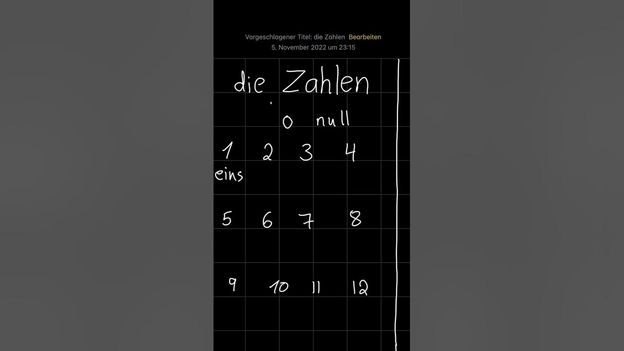 Die Zahlen the Numbers In German YouTube die-zahlen-the-numbers-in-german-youtube
