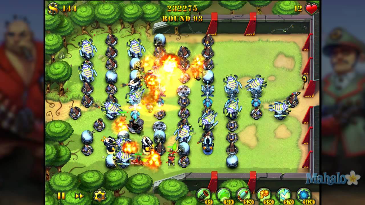 Fieldrunners: Grasslands 123 Waves pt 7 - YouTube