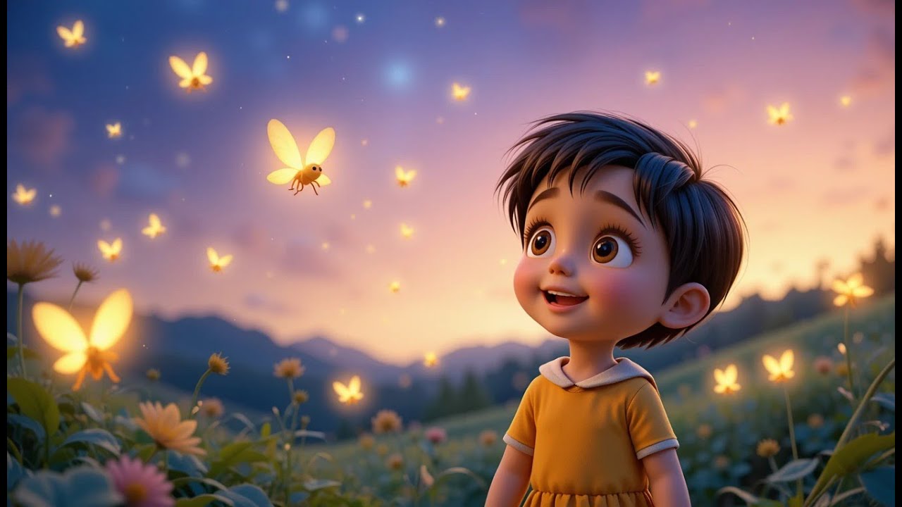 Let’s Chase the Firefly and Count the Stars Rhyme Song | Popular ...