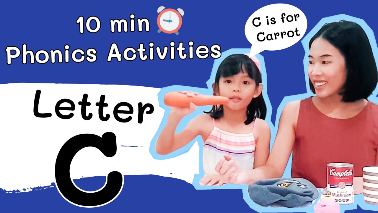 Letter C Phonics Activities | ลูกเราต้องพูดอังกฤษได้ - YouTube