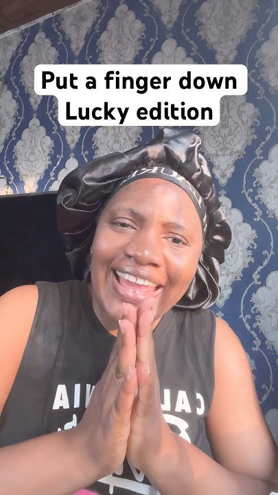 Put a finger down lucky edition. How many fingers did you put down #putyourfingerdown # ...