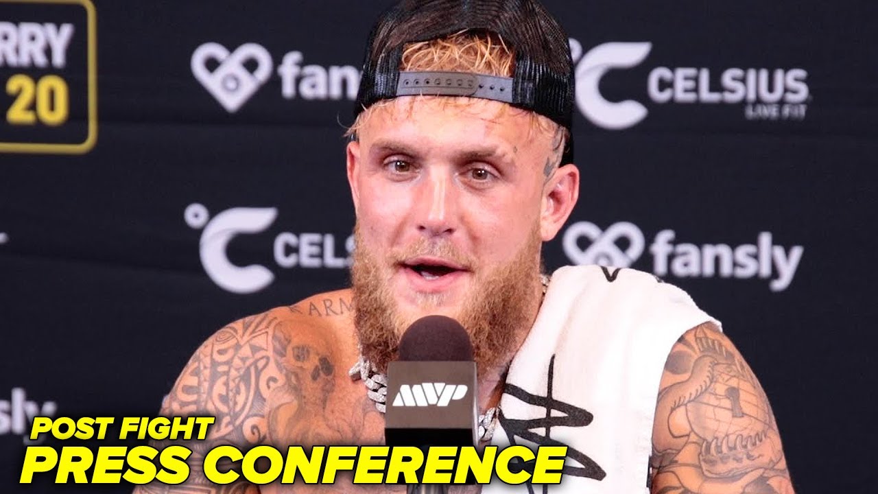 Jake Paul Full Post Fight Press Conference vs Mike Perry - Calls out ...