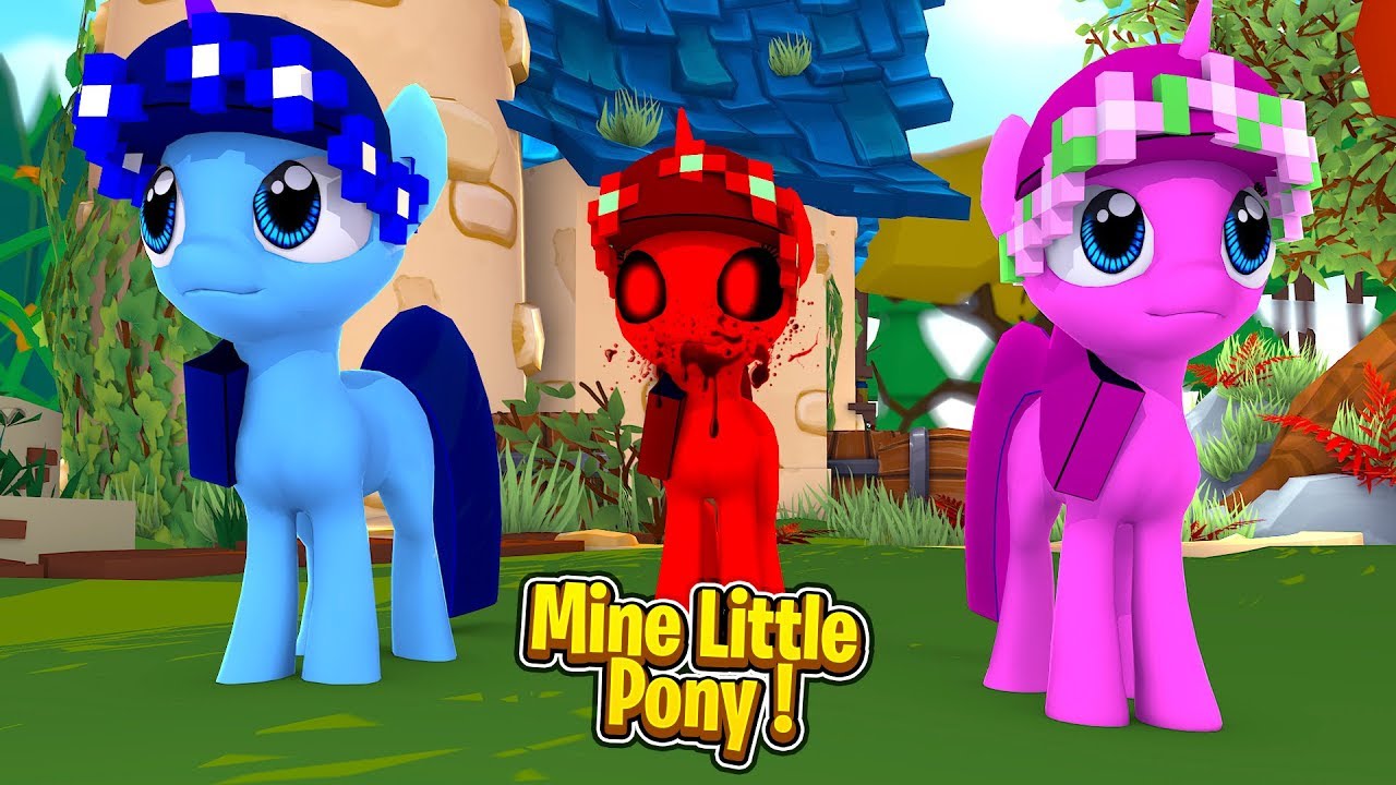 Mine Little Pony #2-SAVING THE MY LITTLE PONIES! w/Little Carly ...