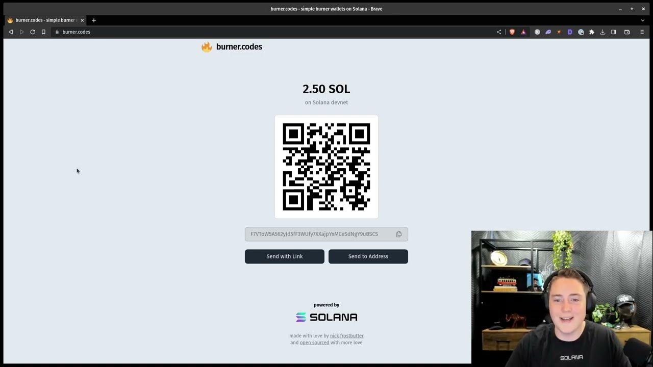 burner.codes - simple burner wallets on the Solana blockchain - YouTube