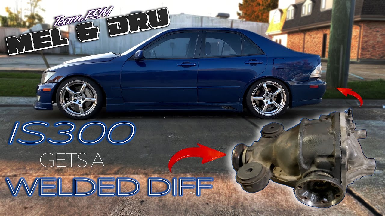 IS300 welded diff install - YouTube
